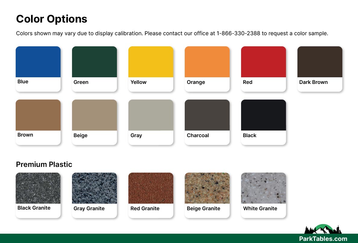 Stacking Square Plastic Trash Receptacle - Park Tables