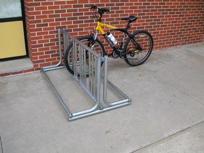 Bike Rack 8 Foot 14 Space Galvanized Steel