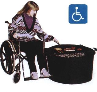 Fire Ring ADA Wheelchair Accessible 300 Square Inch - Park Tables