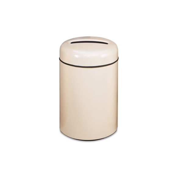 Recycling Receptacle for Paper Round 20 Gallon Fiberglass