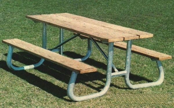 Picnic Table Frame Kit Welded Galvanized Steel - Park Tables