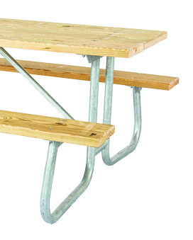 Picnic Table Frame Kit Welded Galvanized Steel - Park Tables