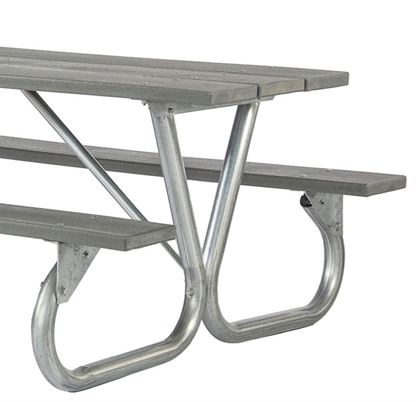 Picnic Table Frame 6 or 8 Foot Bolted Galvanized Frame