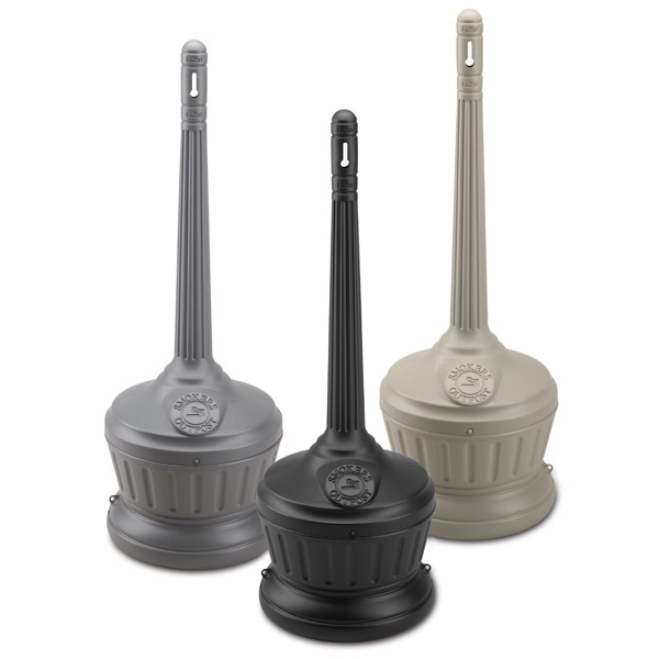 Smokers Outpost Round Outdoor Ashtray