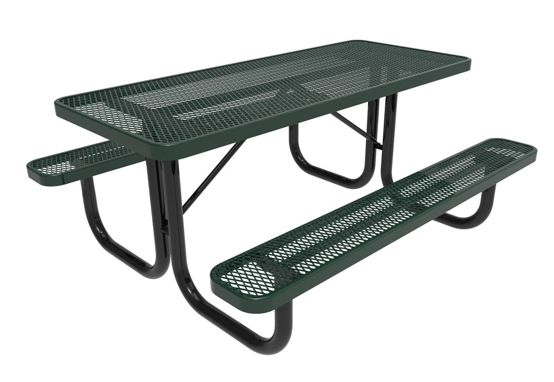 Rhino Rectangular 6 Foot Picnic Table Park Tables Park Tables