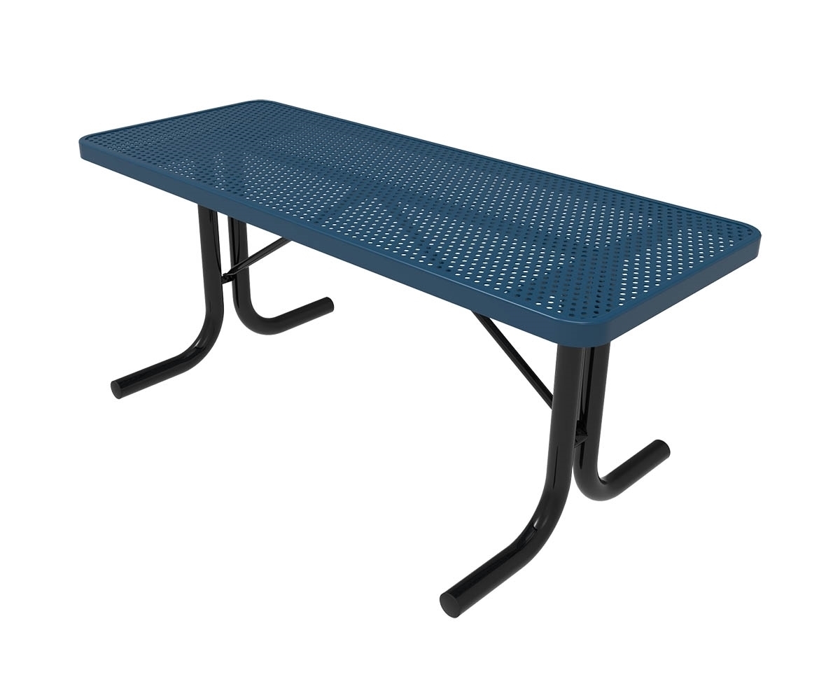 ELITE Series Rectangular 6 Foot Thermoplastic Steel Utility Table ...