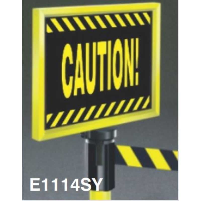 38" Steel Safety Post and Sign Holder - Park Tables
