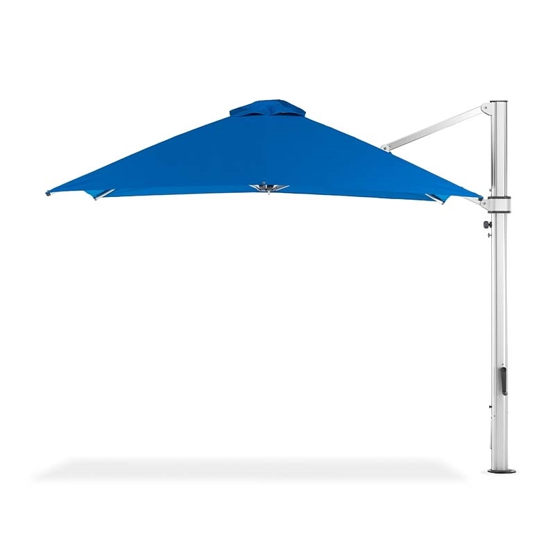 10 Ft. Square Aluminum Cantilever Umbrella with Marine Grade Fabric ...
