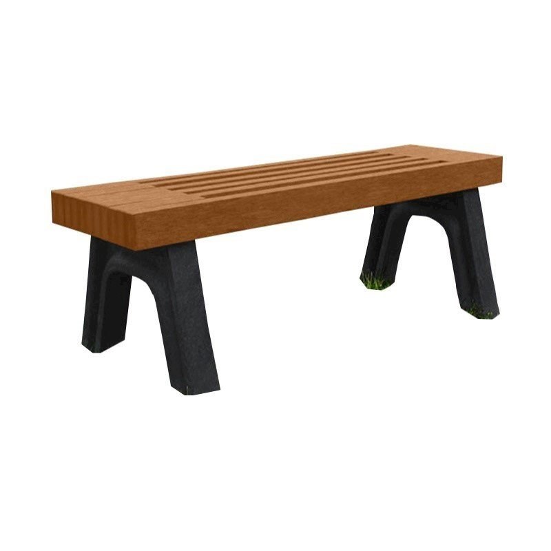 Elite Style 6 Ft. Bench without Back | Designer Slats - Park Tables