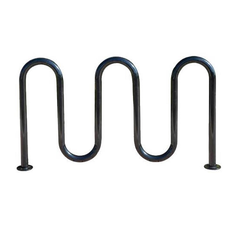 Bike Rack Loop 71 Inch 7 Space Galvanized Pipe Surface - Park Tables