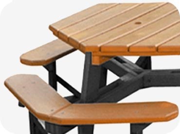 Thermoplastic Coated Picnic Tables - Park Tables