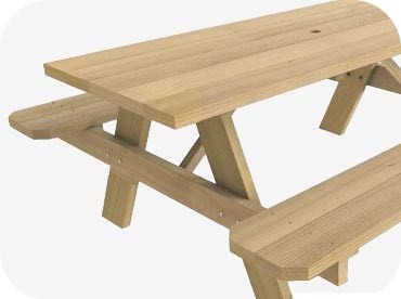 Wooden Picnic Tables - Park tables