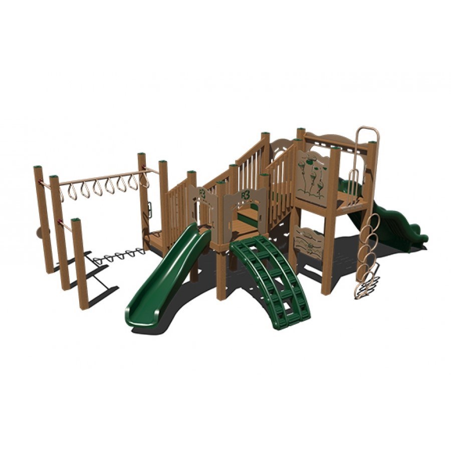 Skyward Playground for Ages 5 to 12 Years | Recycled Plastic - Park Tables