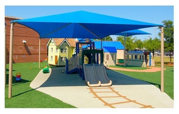 10ft Entry Square Hip End Playground Shade Structure for Playsets ...