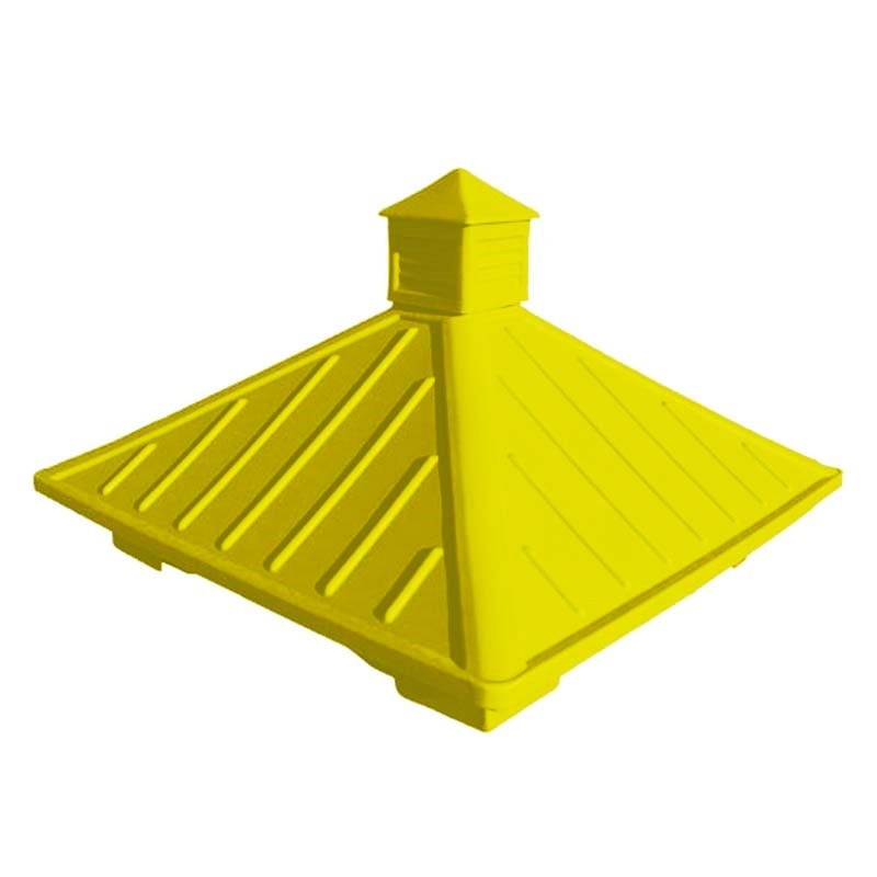 Pyramid With Cupola Molded Plastic Roof Component for Park Playgrounds ...