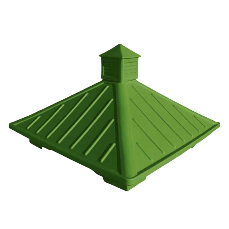Pyramid With Cupola Molded Plastic Roof Component for Park Playgrounds ...