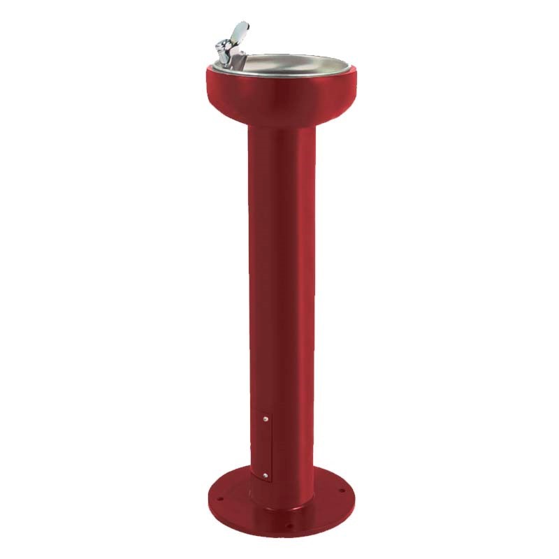 3 Ft. Economical Steel Pedestal Drinking Fountain - Park Tables