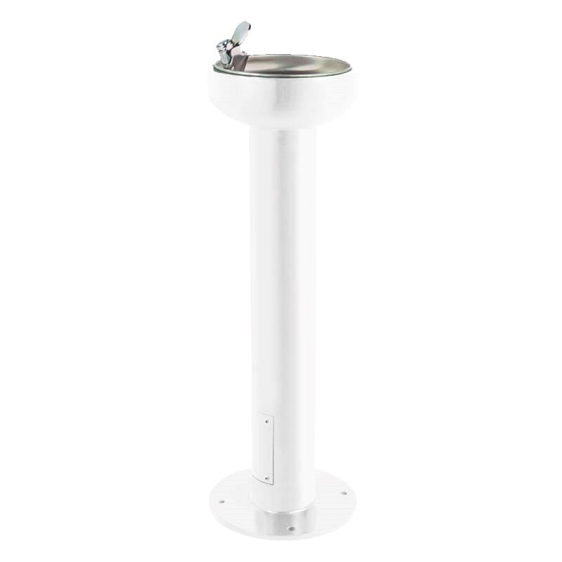3 Ft. Economical Steel Pedestal Drinking Fountain - Park Tables
