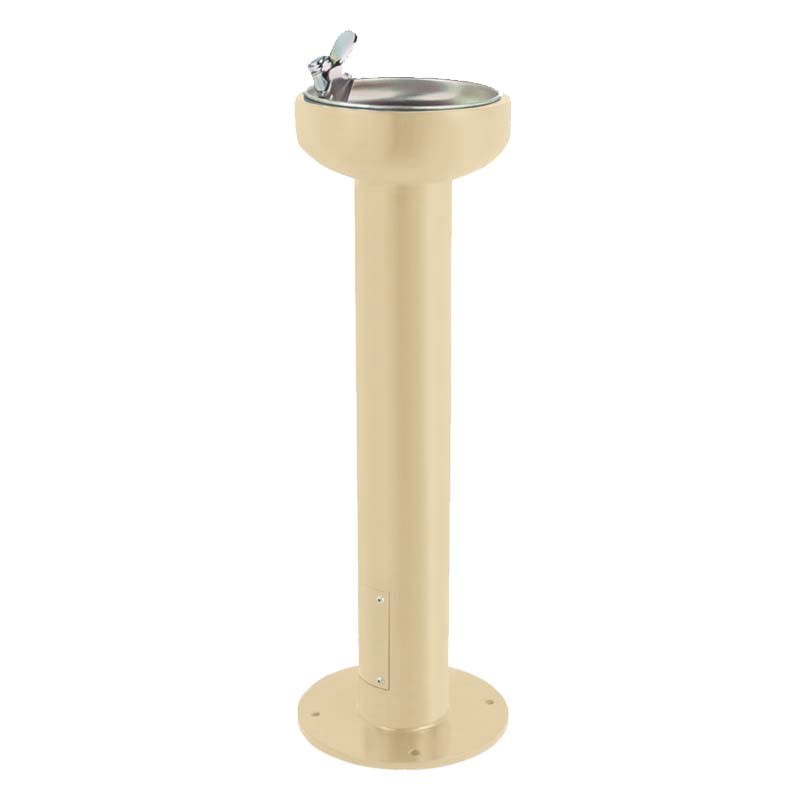 3 Ft. Economical Steel Pedestal Drinking Fountain - Park Tables
