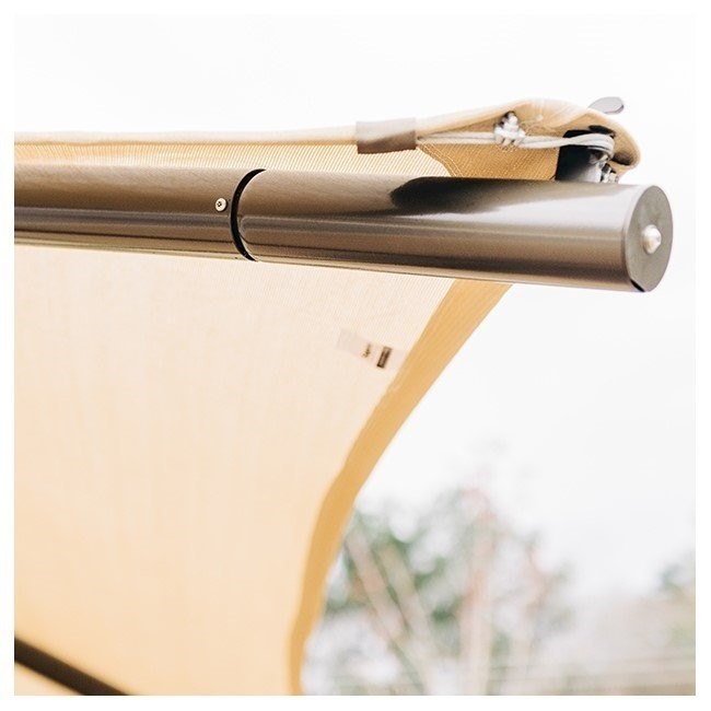 Picnic Table Rectangular 6 Foot Attached Seats Plastic With Shade ...