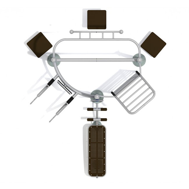 Intermediate Playground Gym Outdoor Workout Equipment - Park Tables