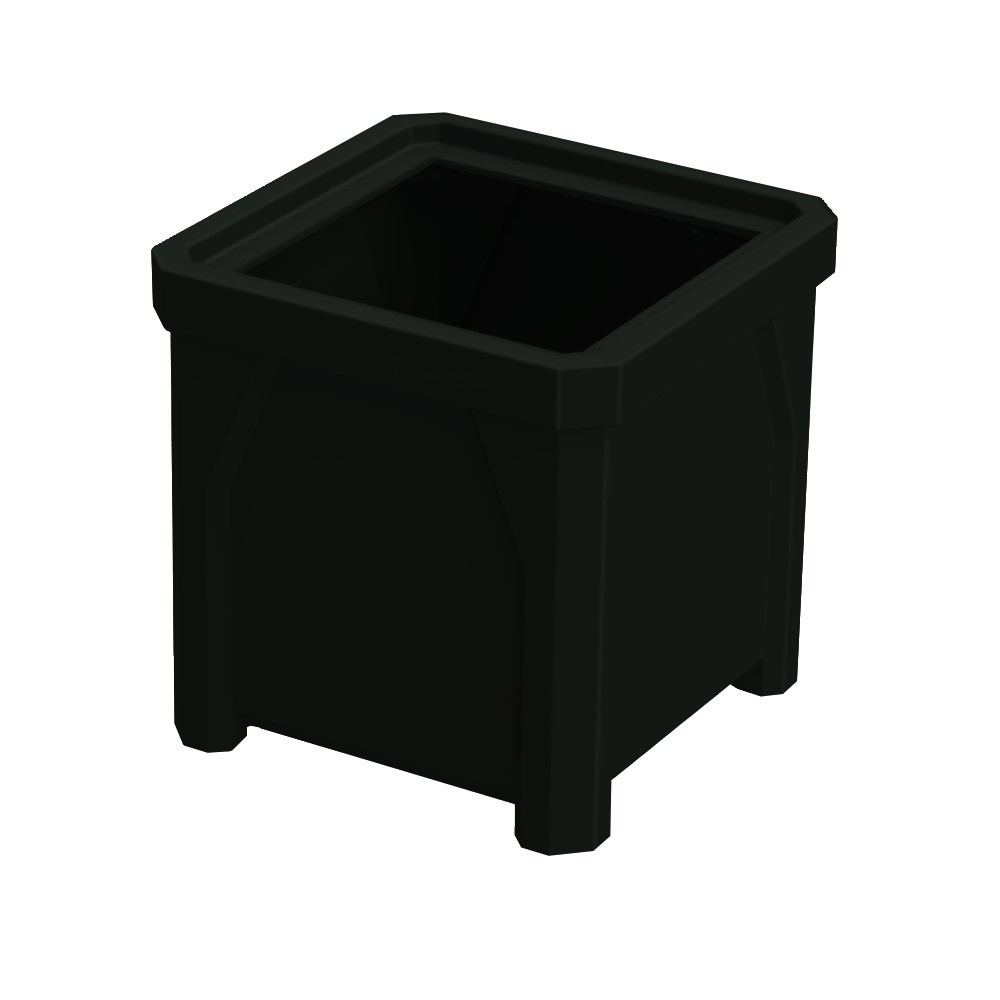 Small Plastic Cube Planter - Park Tables