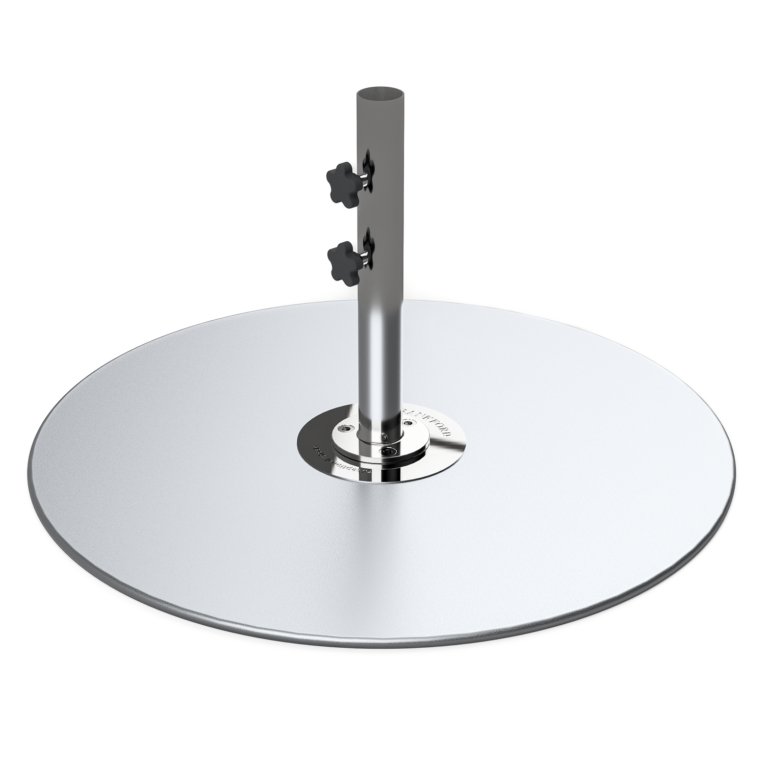 Freestanding Heavy Umbrella Steel Plate - Park Tables
