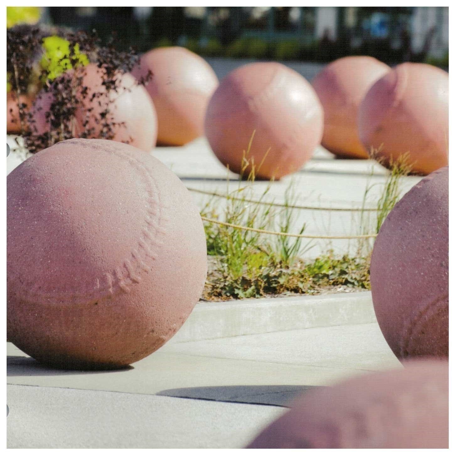 Baseball Concrete Bollard - Park Tables
