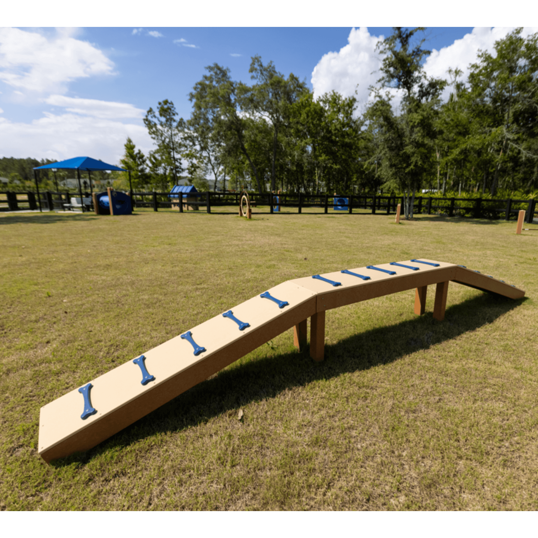 Walk the Plank Dog Exercise Equipment for Parks - Inground Mount - Park ...