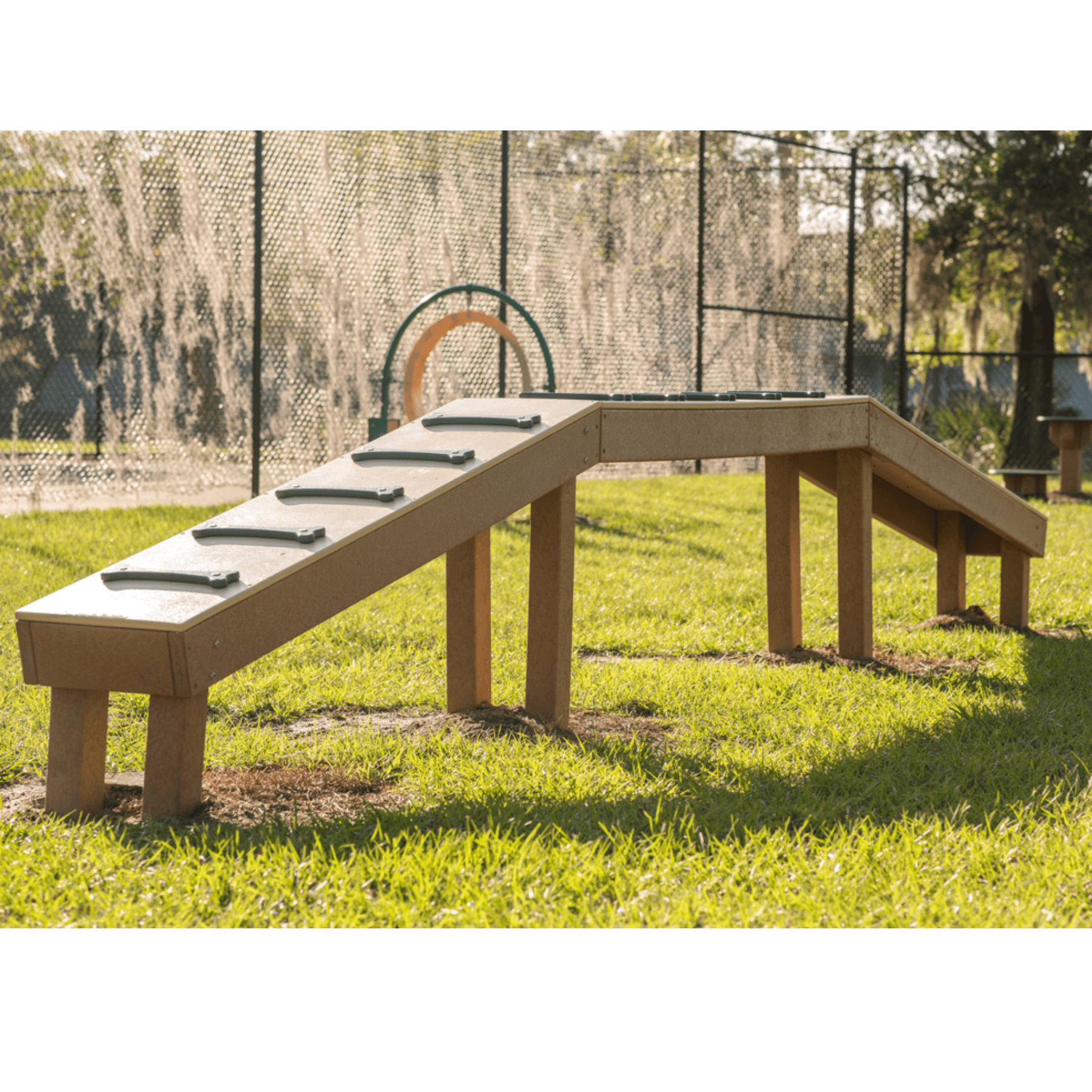 Walk the Plank Dog Exercise Equipment for Parks - Inground Mount - Park ...