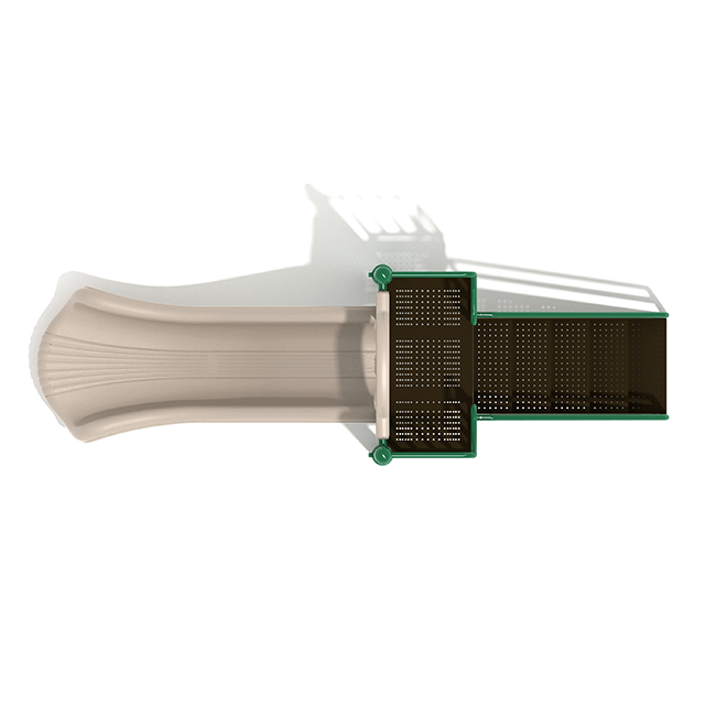 Freestanding 3 Foot Single Straight Slide - Ages 2 to 12 Years- Park Tables