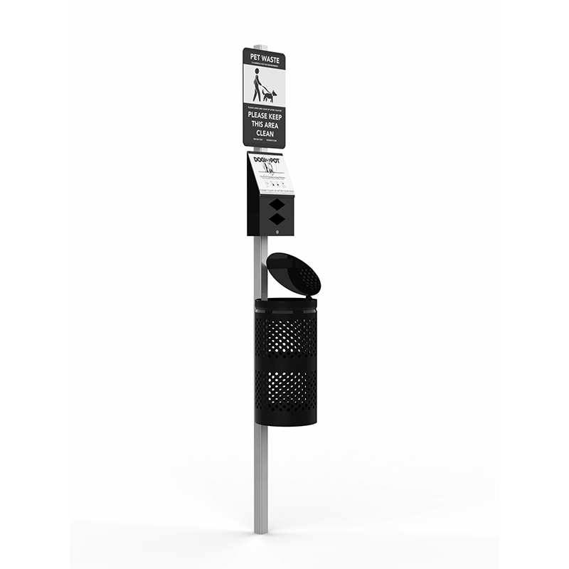 Dogipot All Aluminum Pet Station - Commercial Dog Park Equipment - Park ...